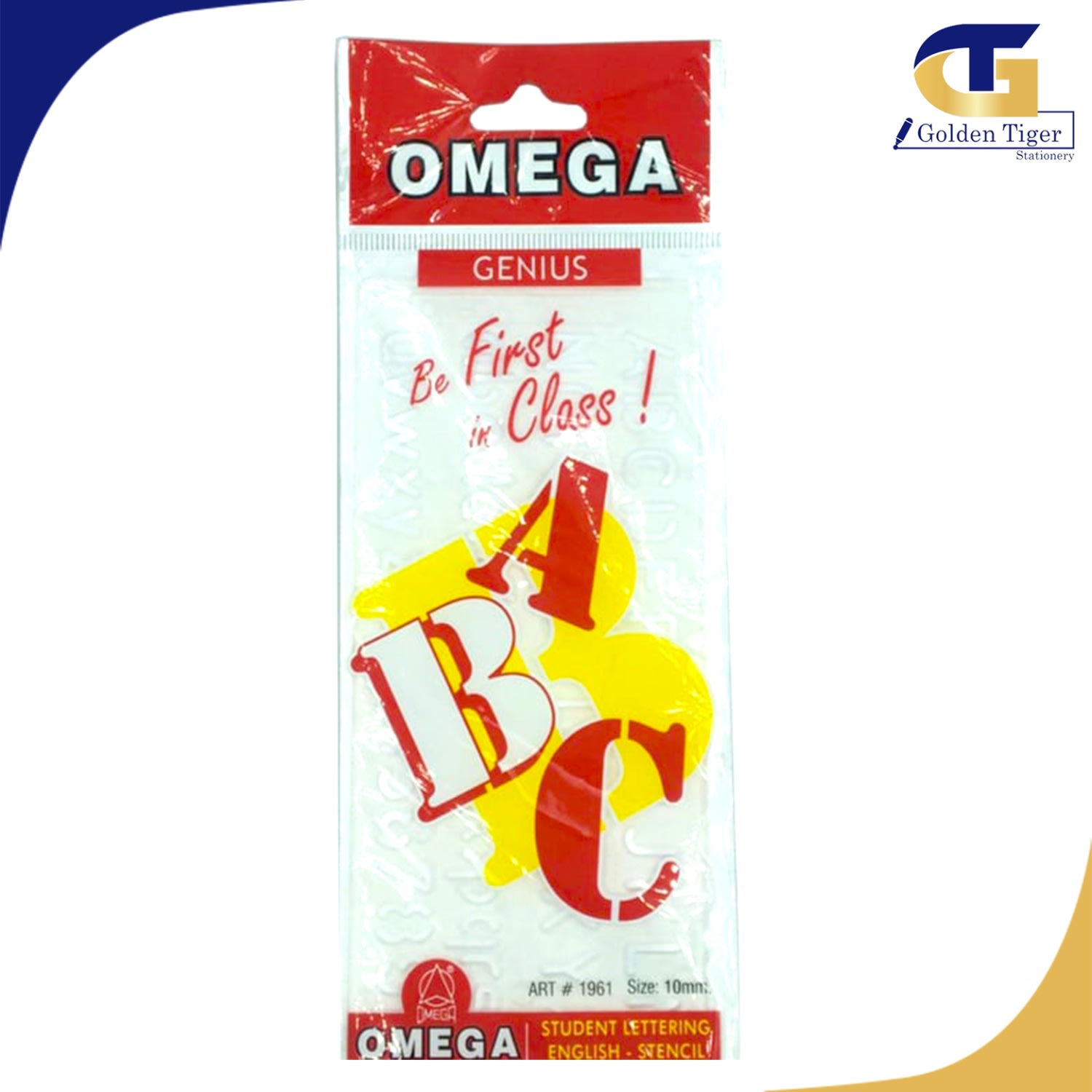 Omega Template ABC Letter Stencil (size-10mm) | Golden Tiger Stationery ...