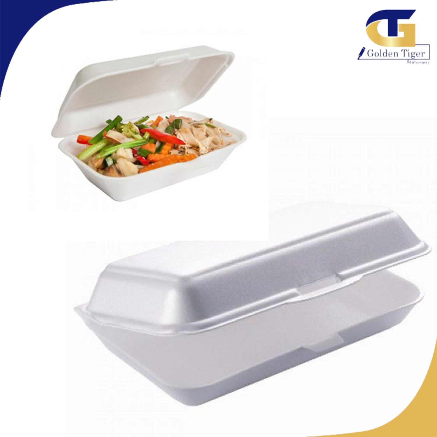 Styrofoam Food Containers (10pcs/PKT) | Golden Tiger Stationery Store