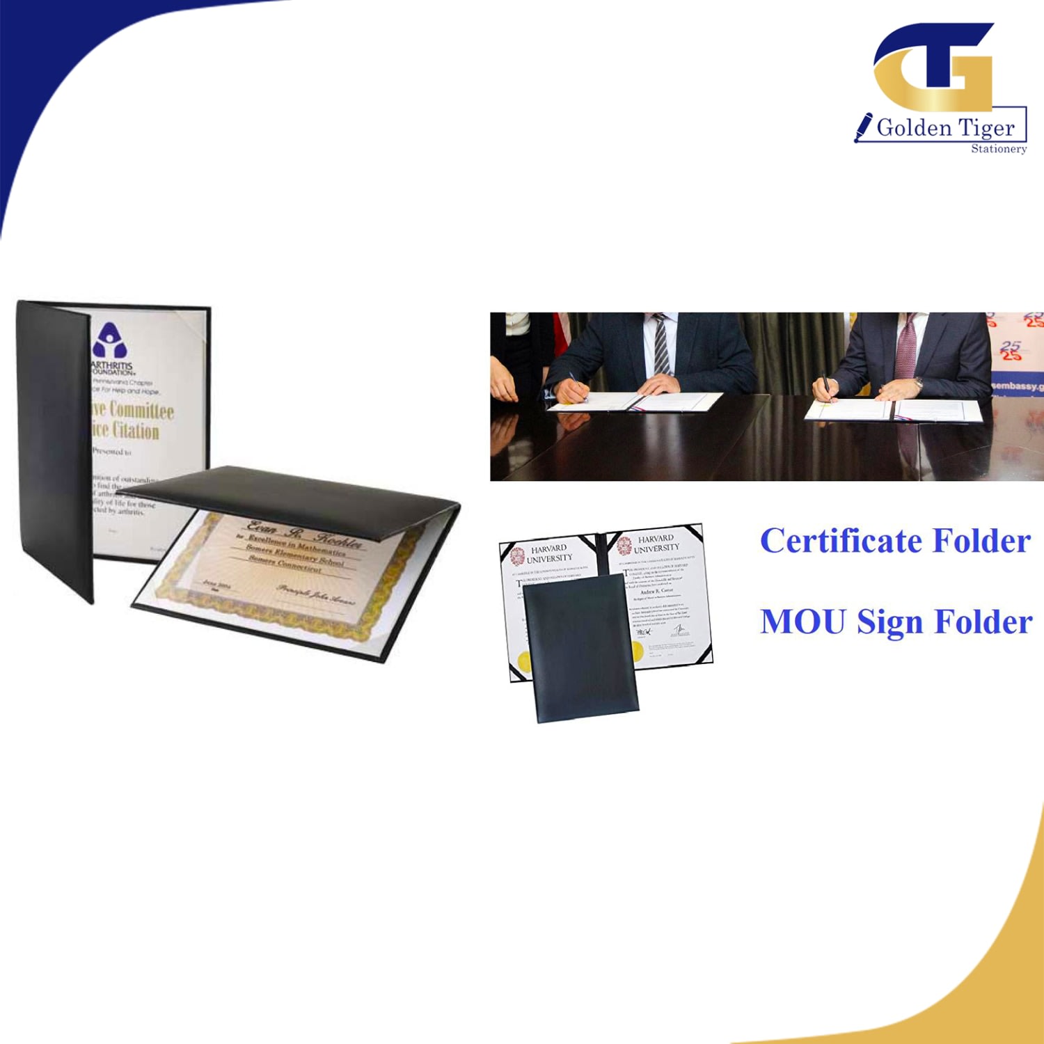 certificate folder marriage certificate folder MOU sign contract folder ...